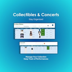 Music Collection Tracker Spreadsheet Template Vinyl Record Database ...