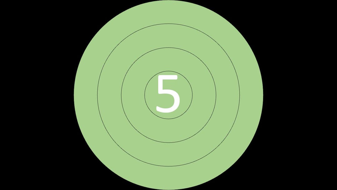 Target Countdown Timer Slides for Powerpoint - Etsy