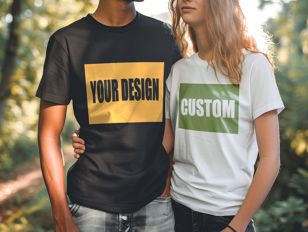 Custom T-shirt, Design Your Own Shirt, Personalized Unisex T-shirt ...