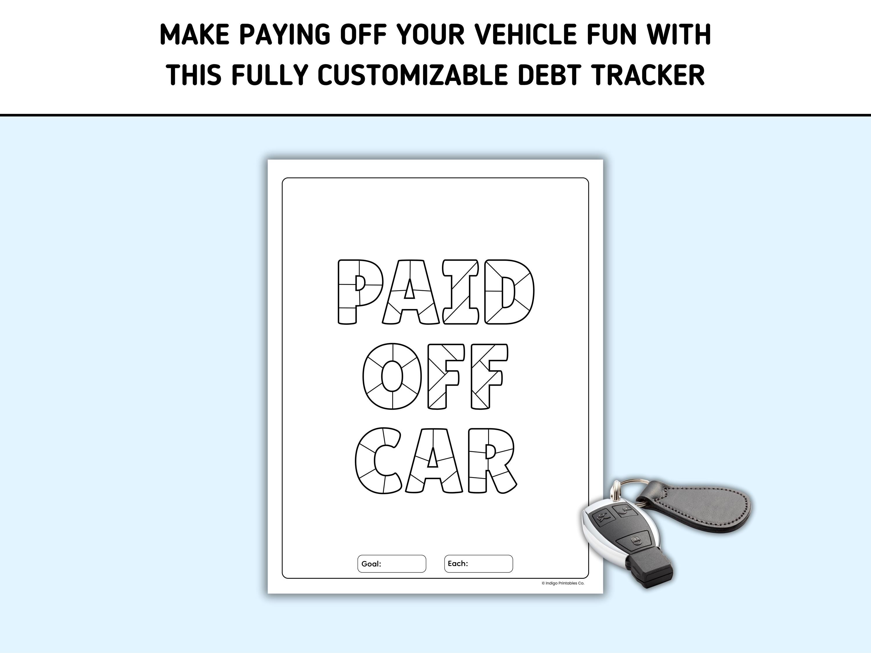 Car Payoff Challenge Coloring Page (digital Download) - Etsy