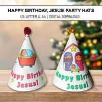 Party Hat - Happy Birthday Jesus - Etsy