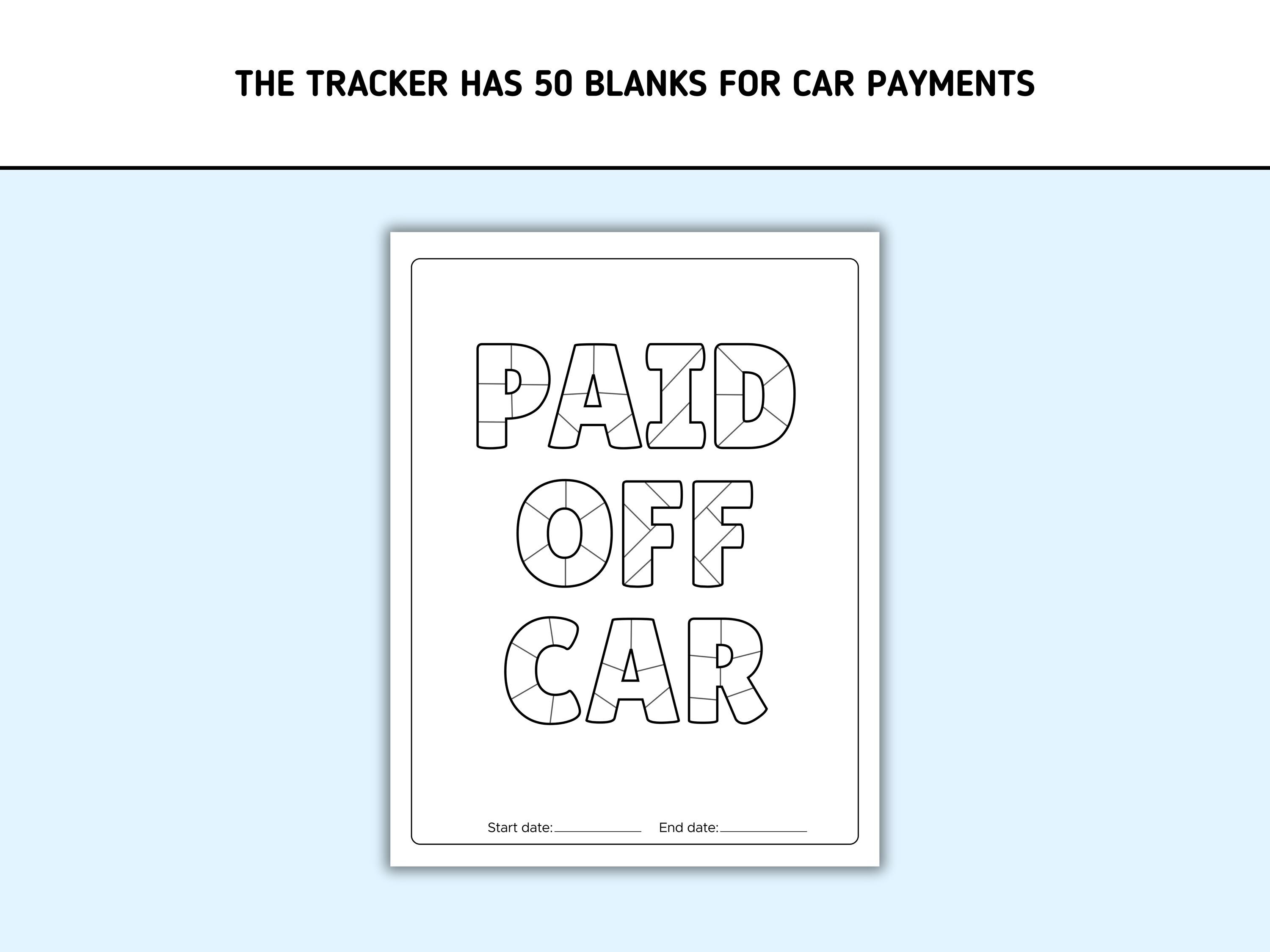 Car Payoff Challenge Coloring Page (digital Download) - Etsy
