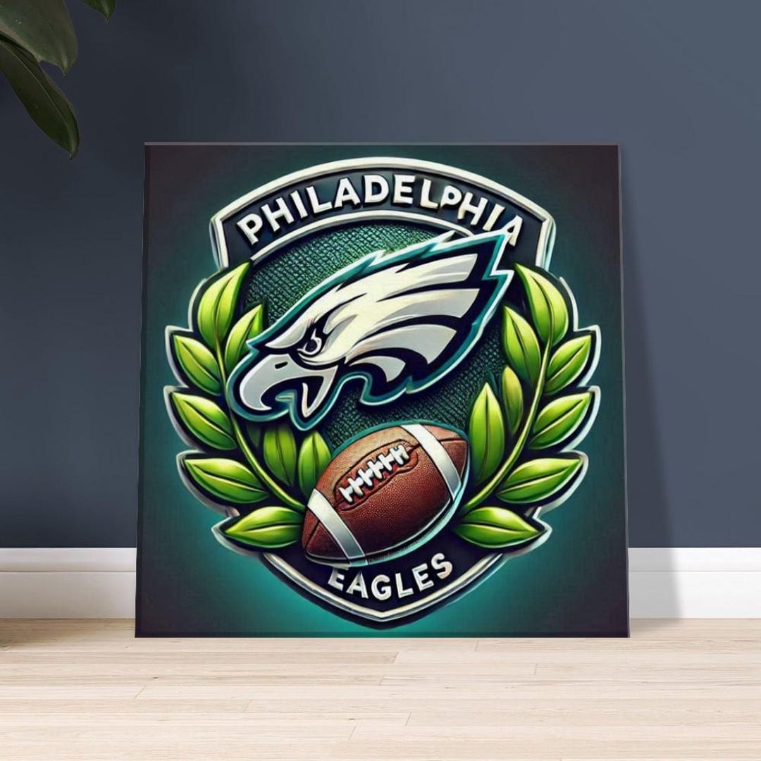 Philadelphia Eagles Canvas Print – Vibrant Sports Wall Art for Fans - Etsy