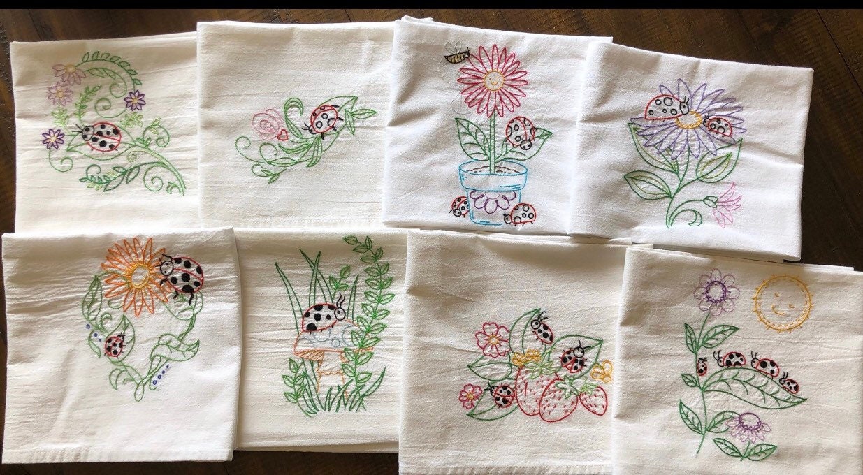 Aunt Marthas Lovely Ladybugs - Etsy