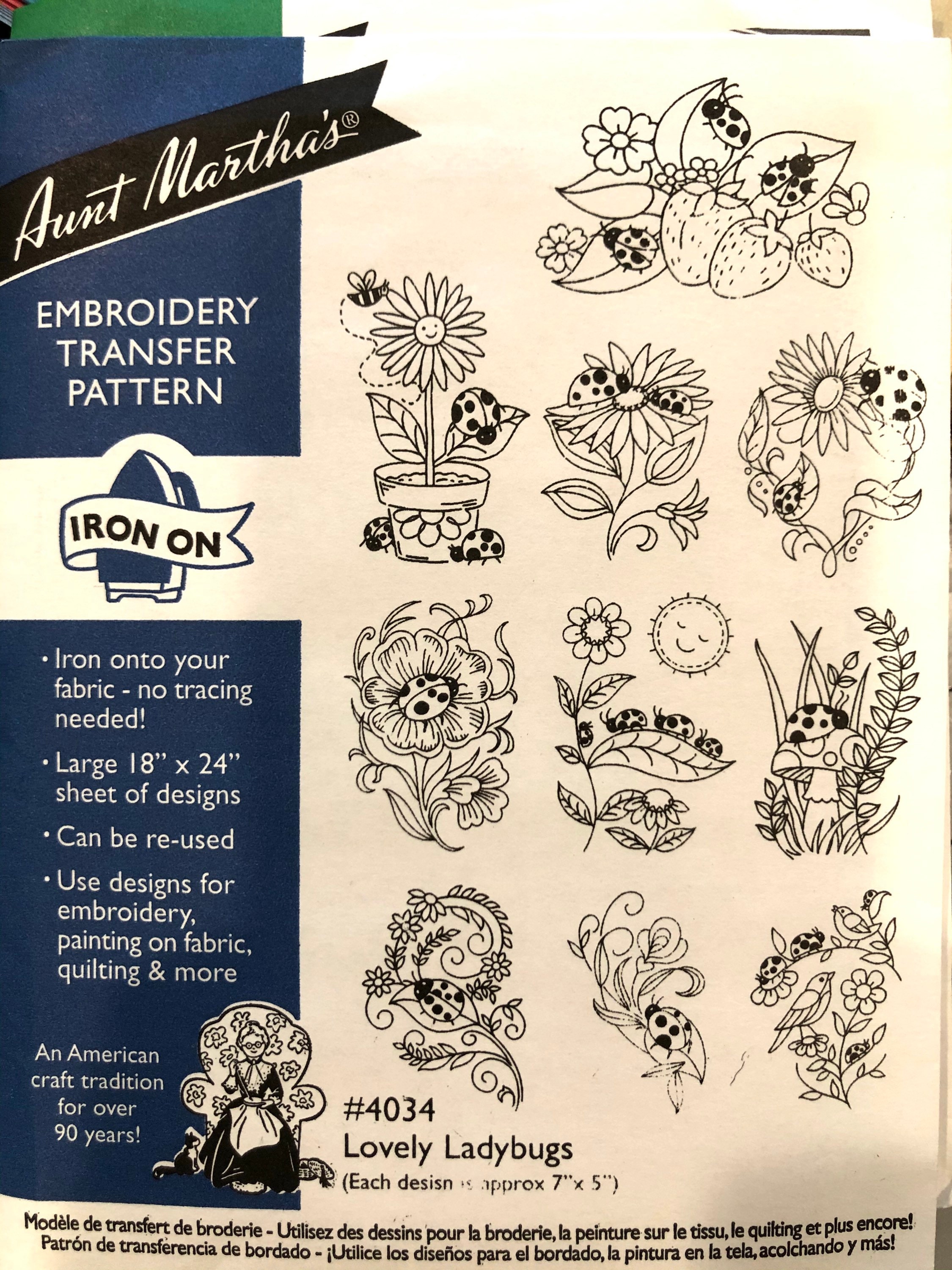 Aunt Marthas Lovely Ladybugs - Etsy