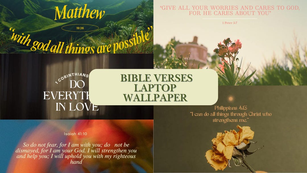 5 Faith Inspired Wallpapers Uplifting Bible Verses Spiritual Laptop ...