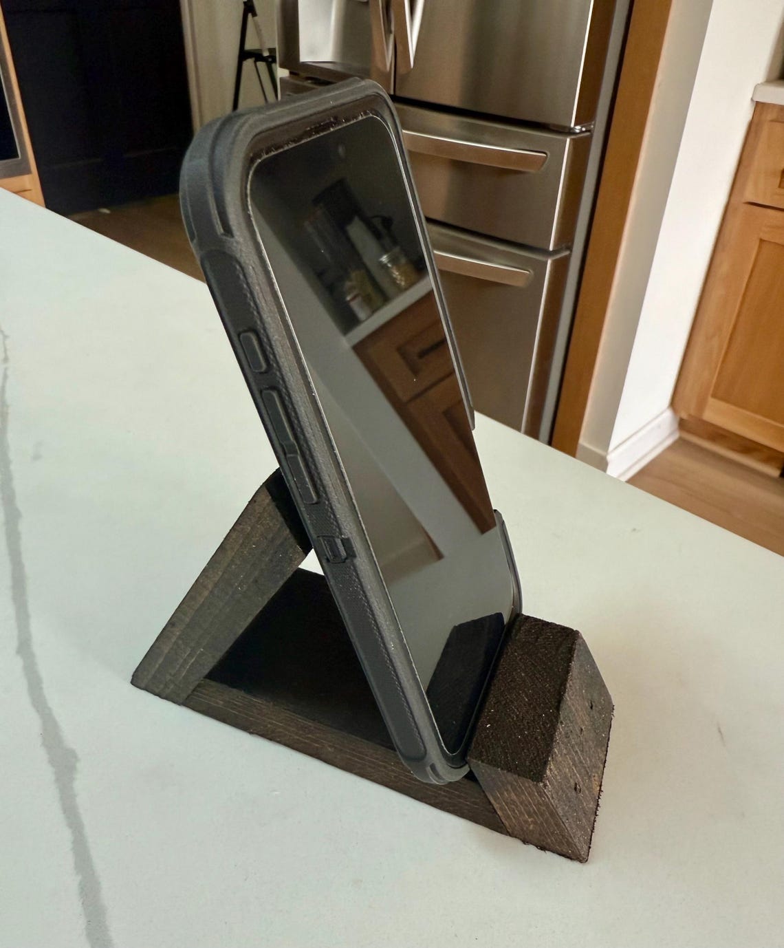 Wooden Phone Stand - Etsy