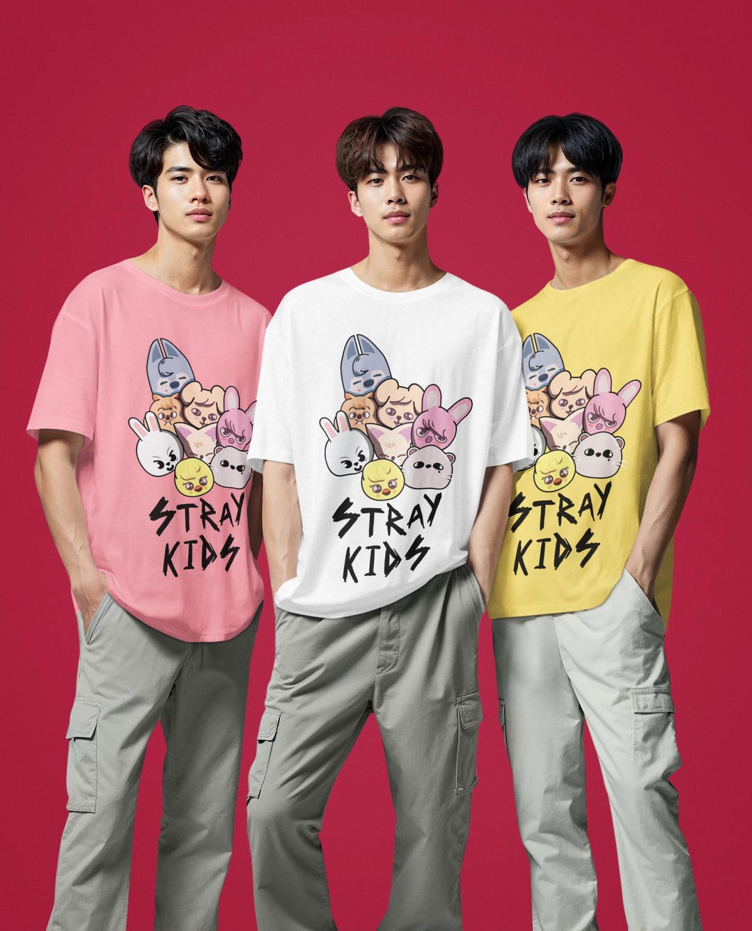 Stray Kids SKZOO T-shirt Kpop Merch for Stay Fandom Cute SKZ Characters ...