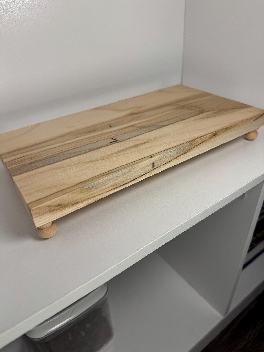 Handcrafted Ambrosia Maple Wood Riser – Decorative & Functional With ...