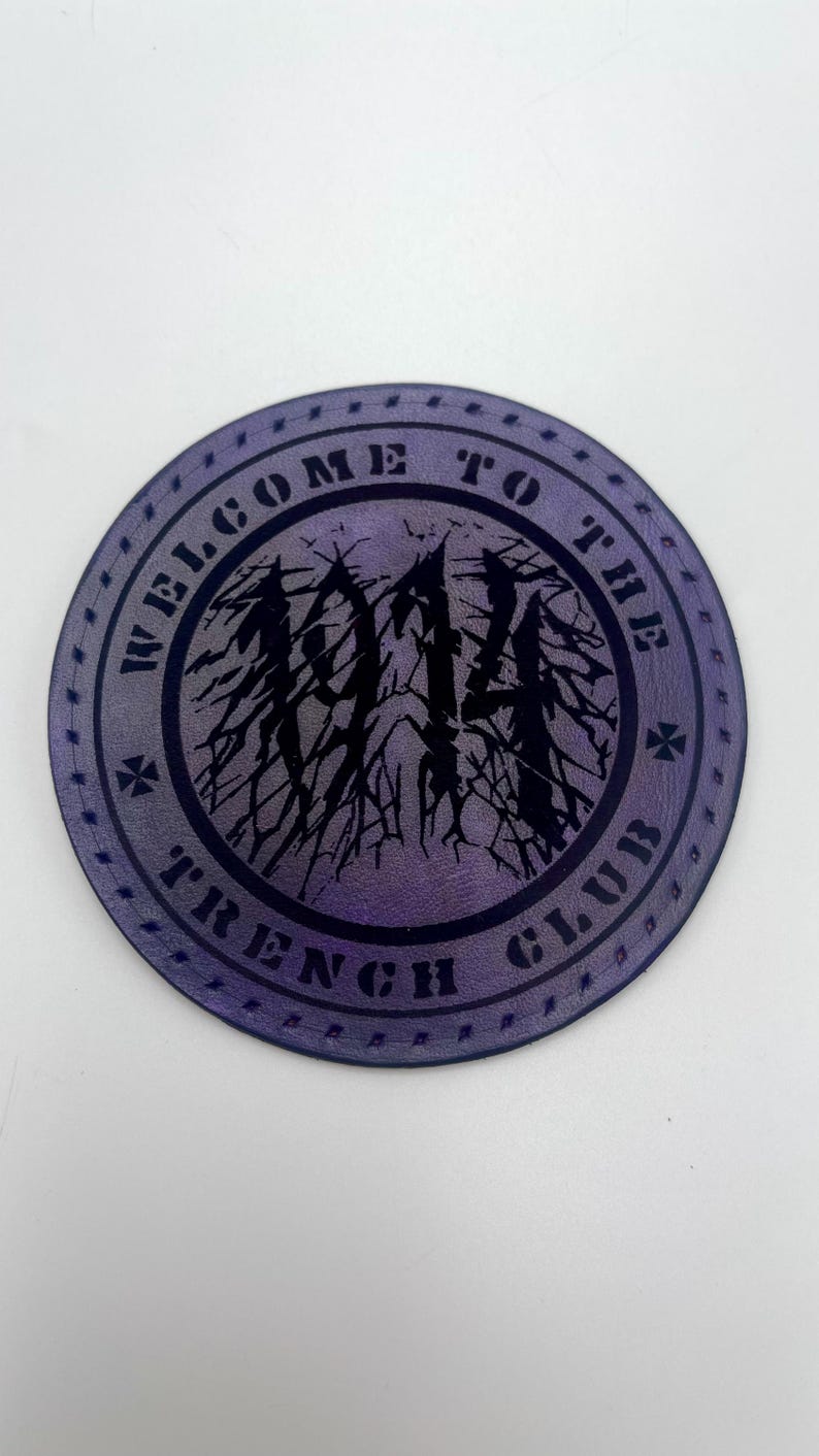 Leather Sew on Patches With Your Logo. Metal Band Jacket Custom Patch. Upcycled Merchandise. - Etsy