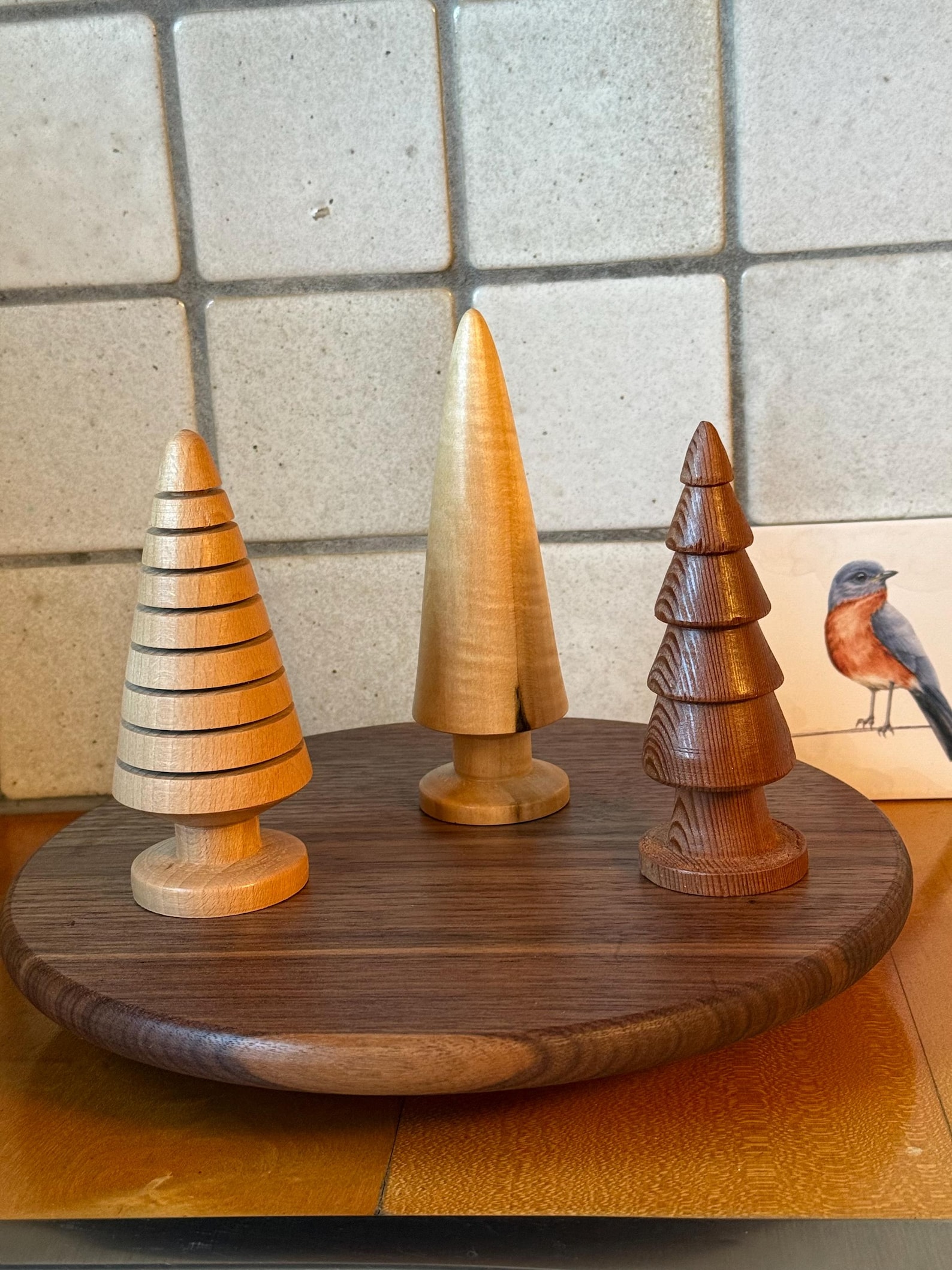 Beautiful Hand Turned Wooden Trees - Etsy