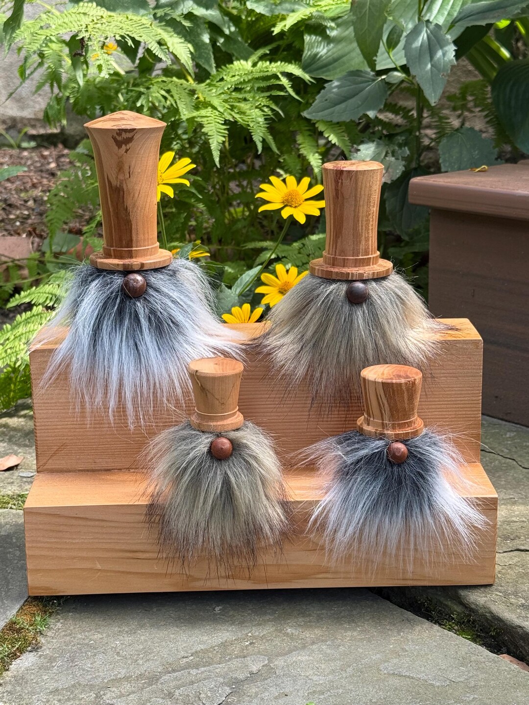 Hand Turned Scandanavian Gonks With Top Hats - Etsy