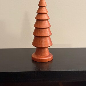 Hand Turned Christmas Trees Set of Five - Etsy