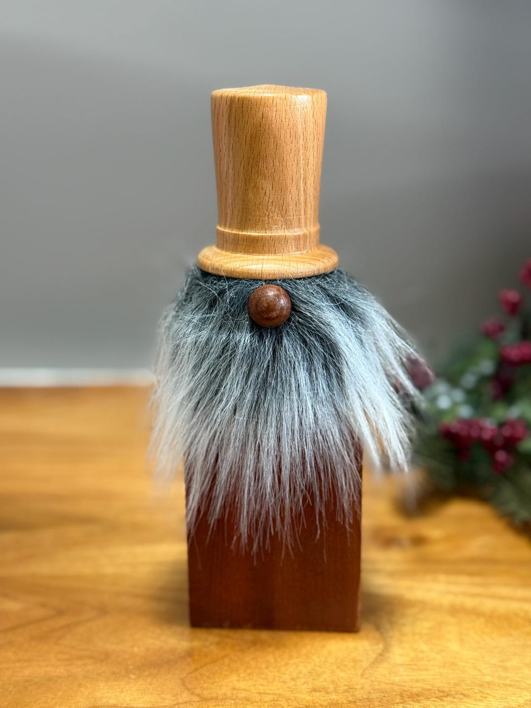 Hand Turned Scandanavian Gonk With Top Hat - Etsy