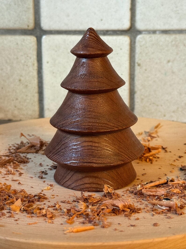 Hand Turned Redwood Christmas Tree - Etsy