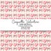 Coquette Valentine Digital Paper: Bows & Hearts Seamless Patterns (PNG ...