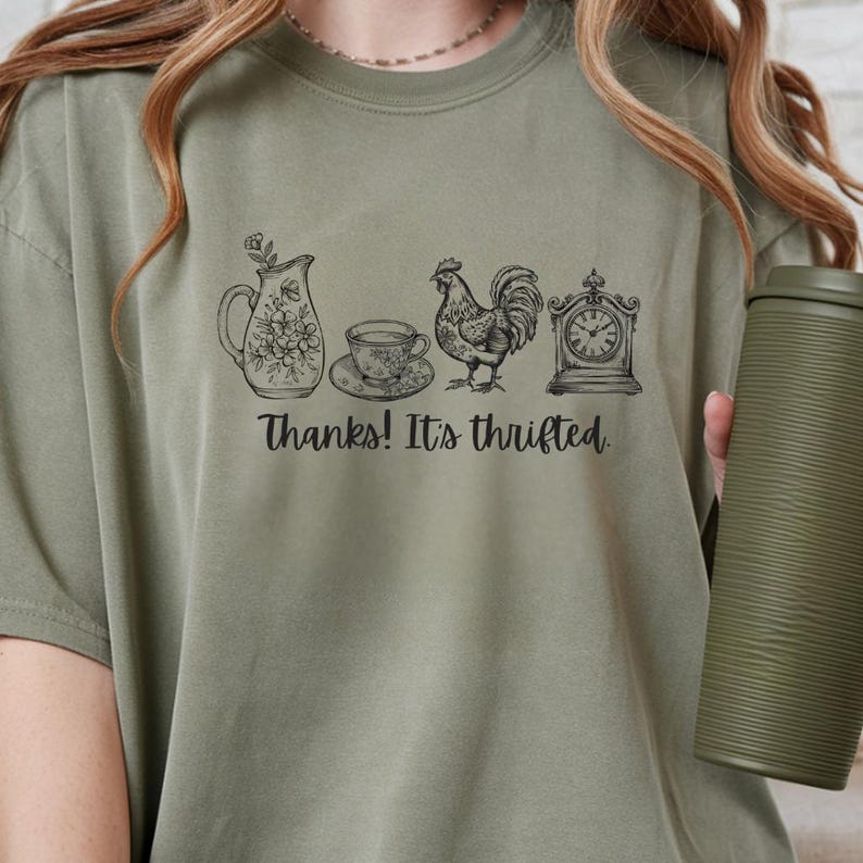 Thanks! It's Thrifted Digital PNG and SVG Files- Tshirt Design for ...