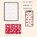 Coquette Valentine Digital Paper: Bows & Hearts Seamless Patterns (PNG ...