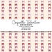 Coquette Valentine Digital Paper: Bows & Hearts Seamless Patterns (PNG ...
