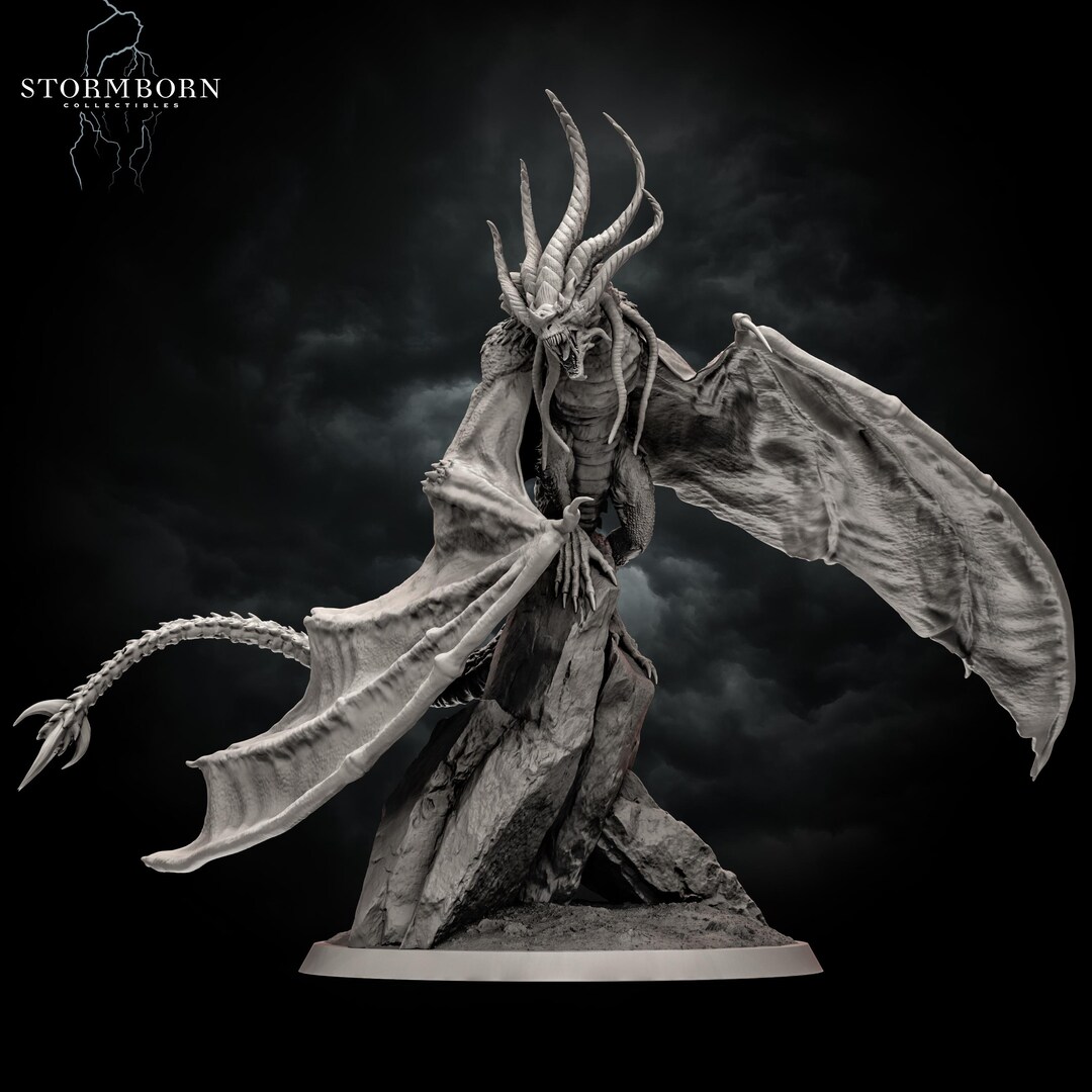 Ancient Legendary Dragon Resin 3D Printed Tabletop Miniature Dnd ...