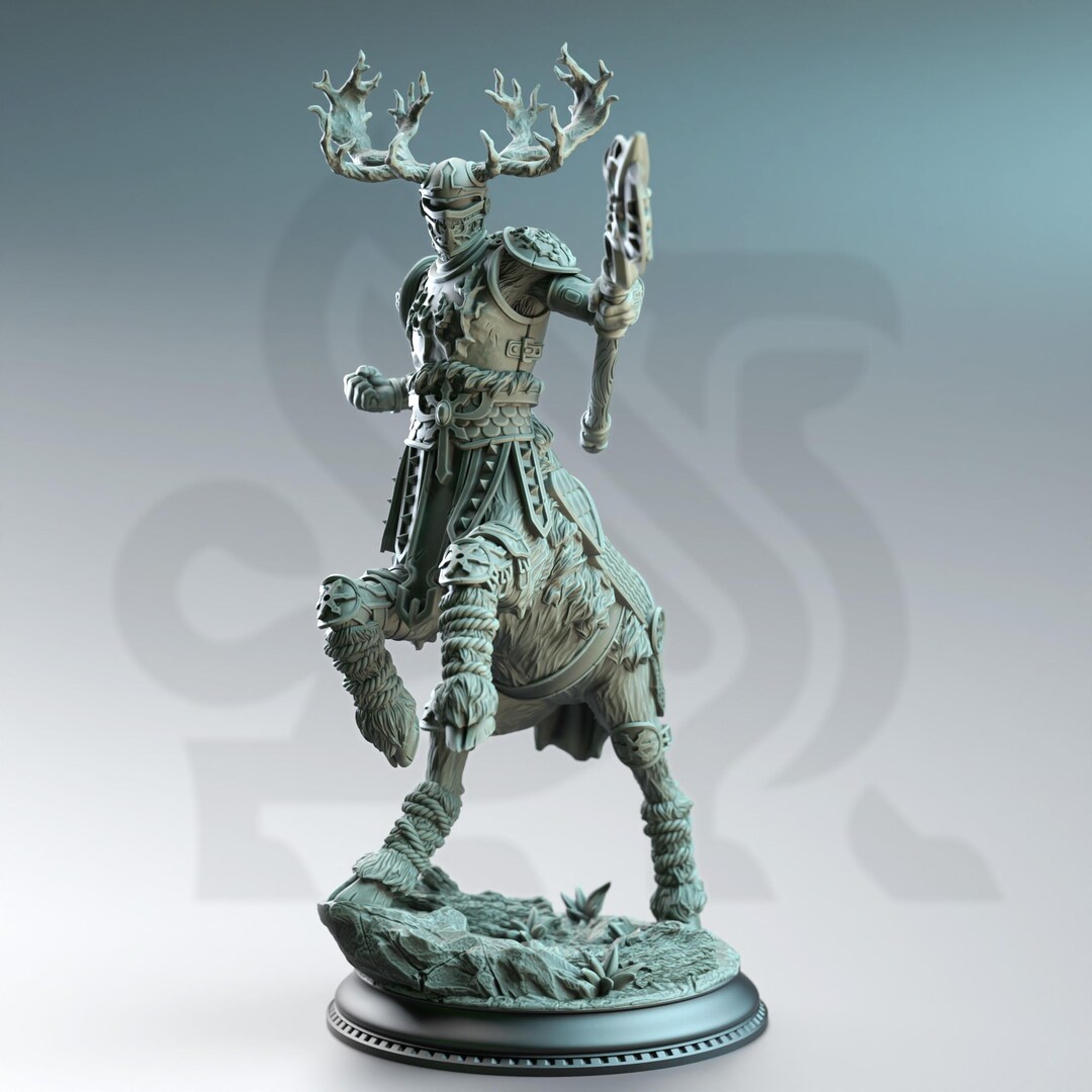Centaur Noble Miniature Fey Court Centaur Resin Mini Gungnir Fantasy ...