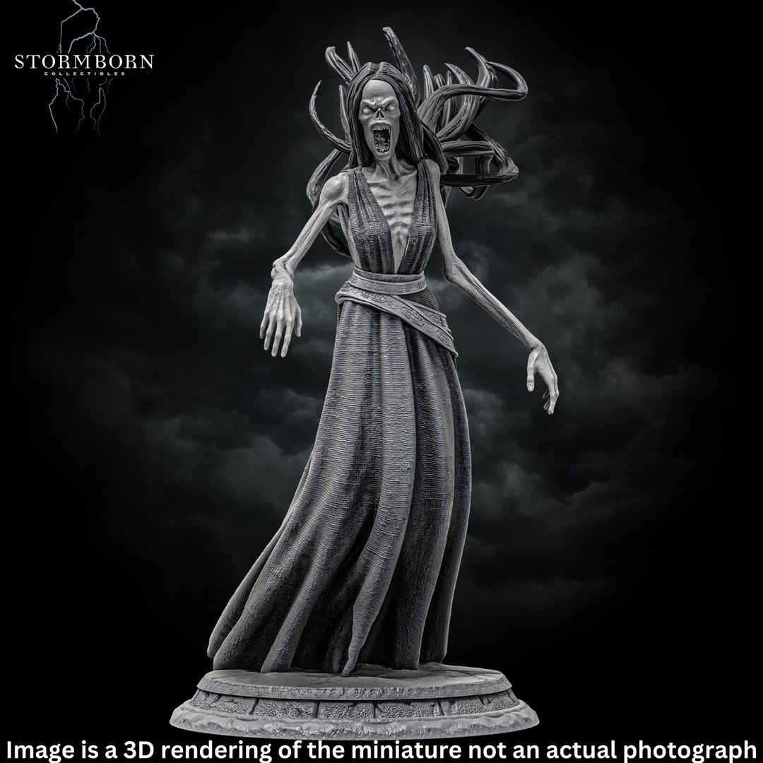 Banshee Miniature for Dungeons and Dragons Pathfinder TTRPG Fantasy ...