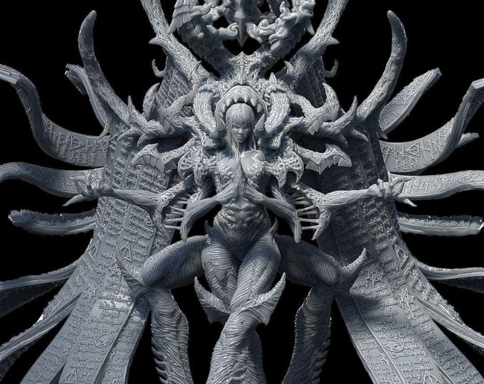 Epic Cosmic Horror Miniature Ancient Eldritch God Boss Monster for Dnd ...