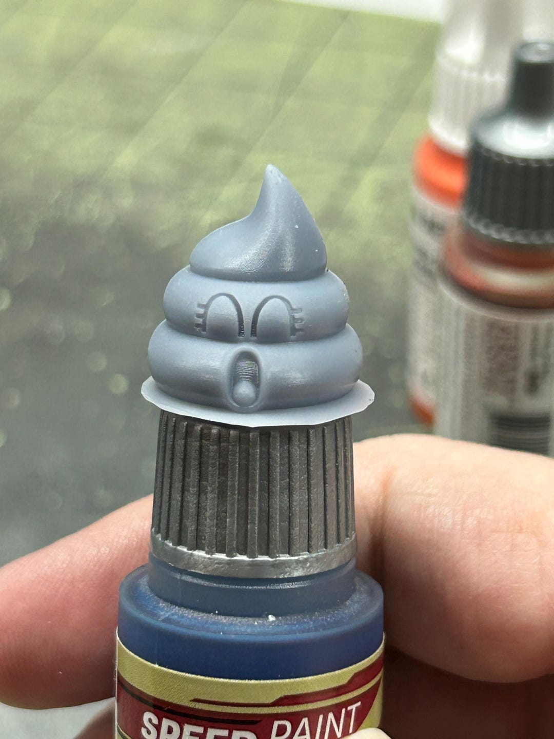 Poop Emoji Paint Cap Topper Color Swatch for Miniature Paint Bottles ...