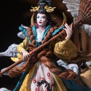 Japanese Fantasy Geisha Yana Muto Miniature for Dnd Pathfinder ...