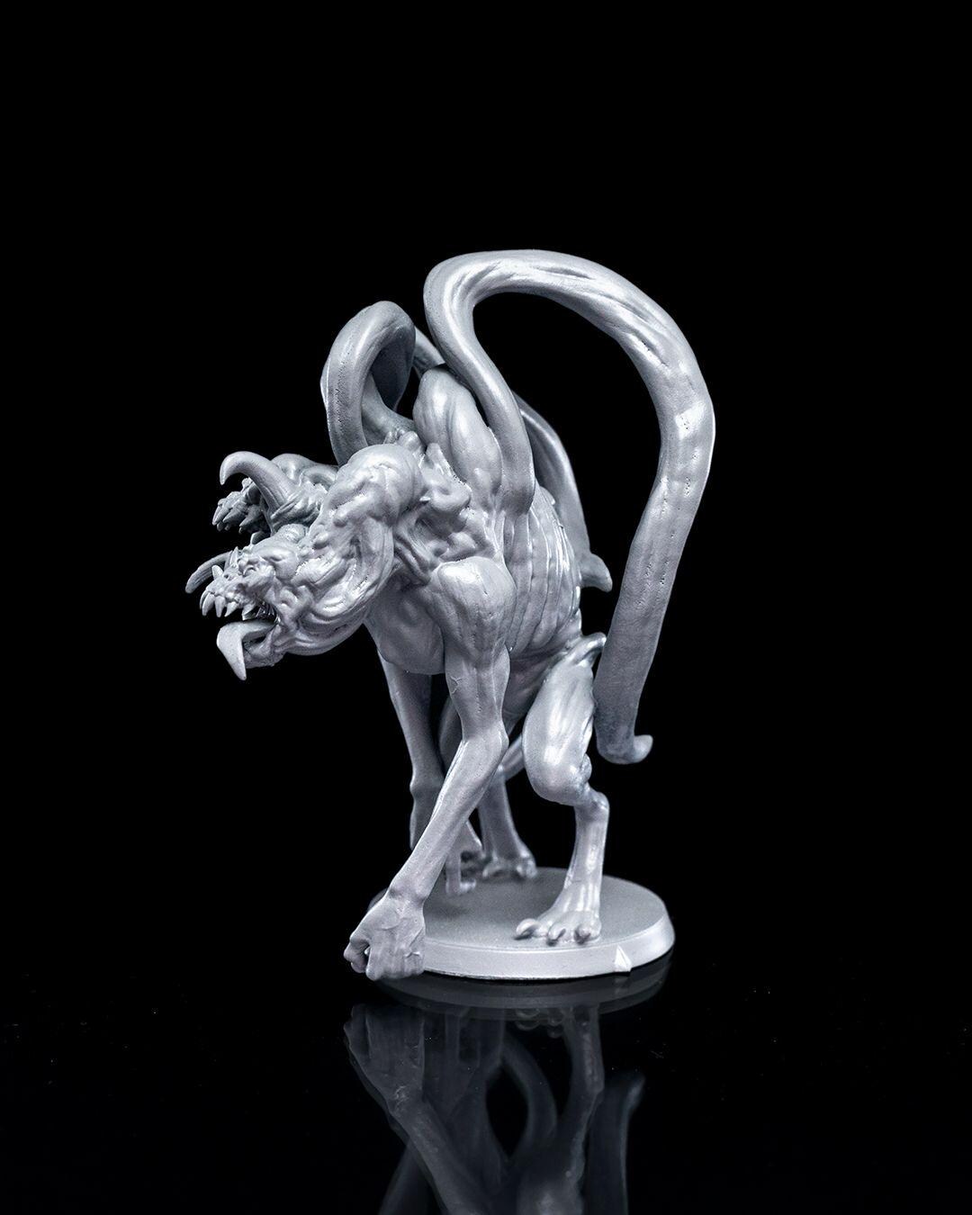 Demogorgon Miniature Horrifying Two Headed Monster Mini for Dnd ...