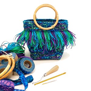Bahama Bucket Bag - Locker Hook & Latch Hook Kit - Etsy
