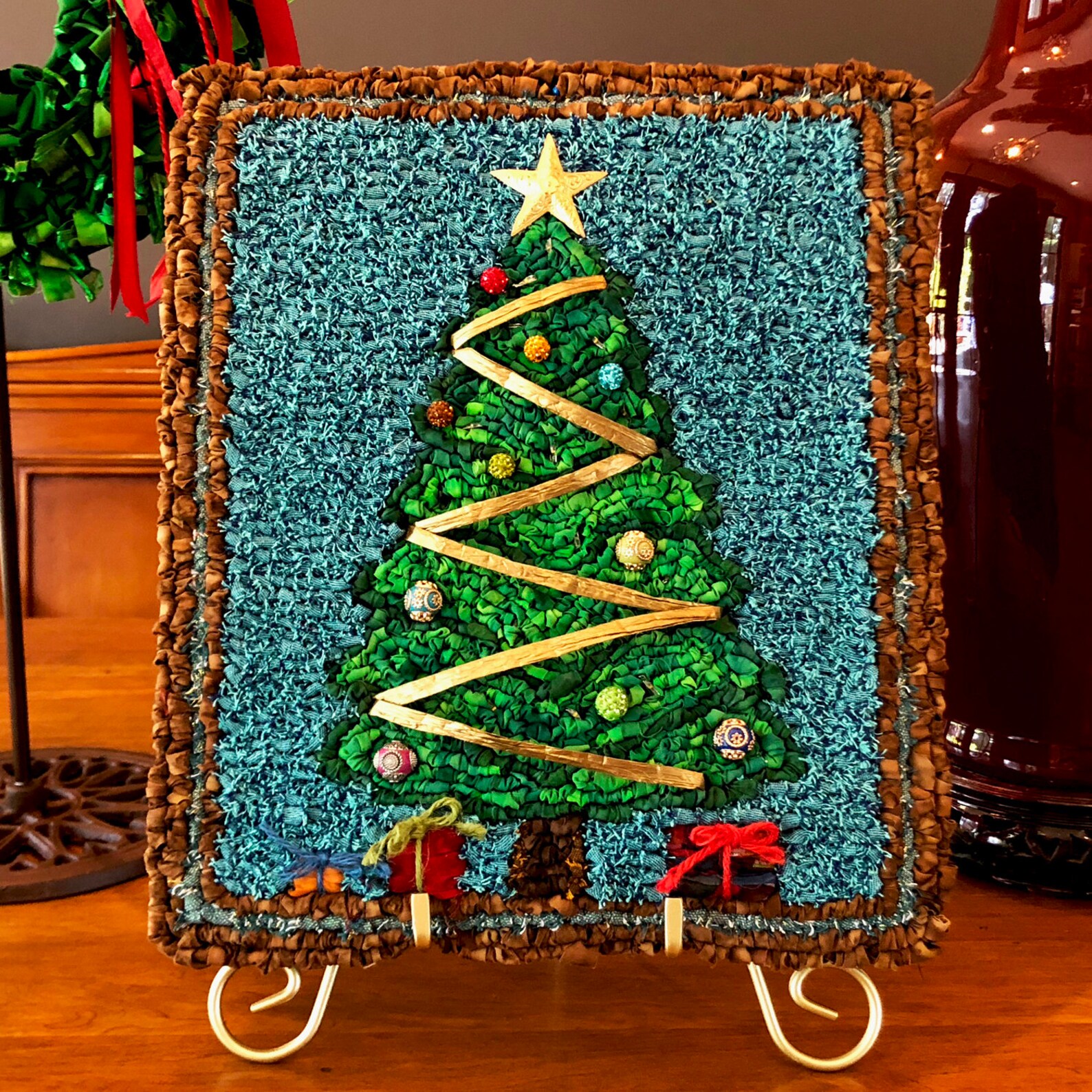 Starry Night Christmas Tree Locker Hooking Kit - Etsy