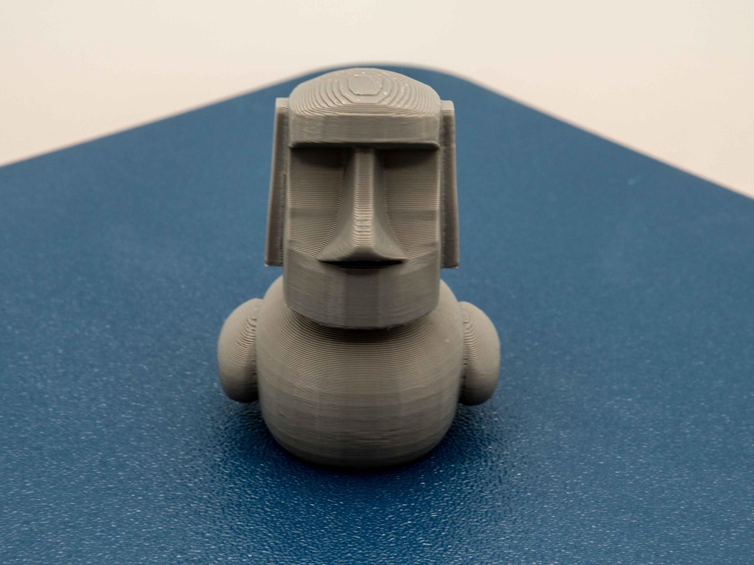 Adorable Moai Toy Duck Easter Island Statue Duck Figurine Cute Display ...