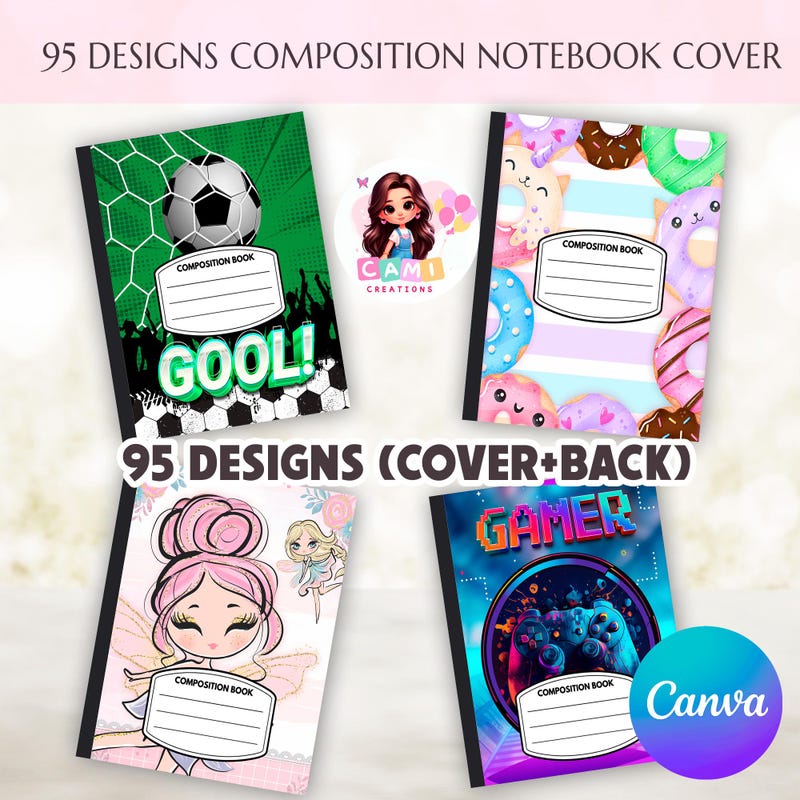 Composition Notebook Cover Png - Etsy