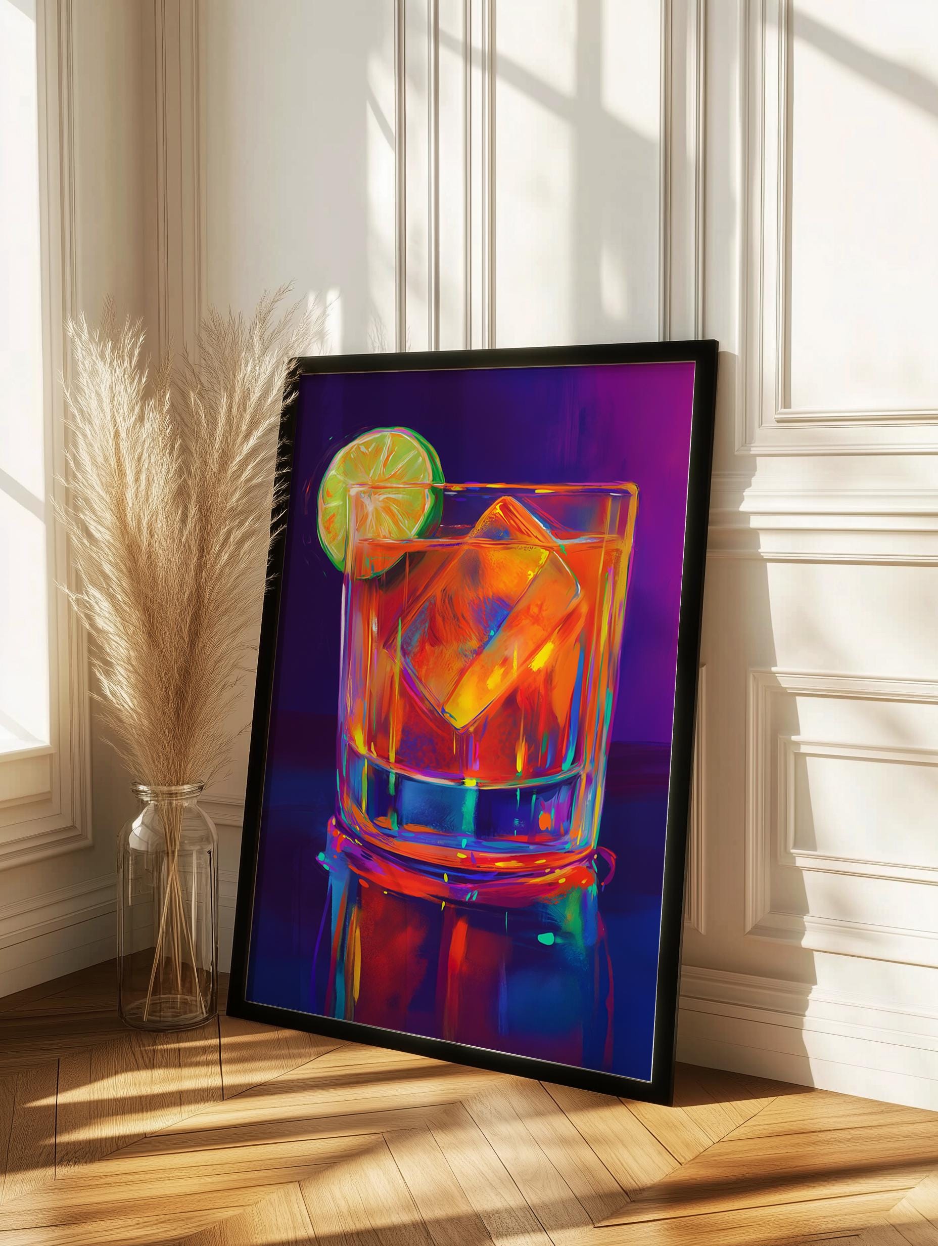 Cocktail Art Print, Kitchen Art, Print, Watercolor, Poster, Wall Deco ...