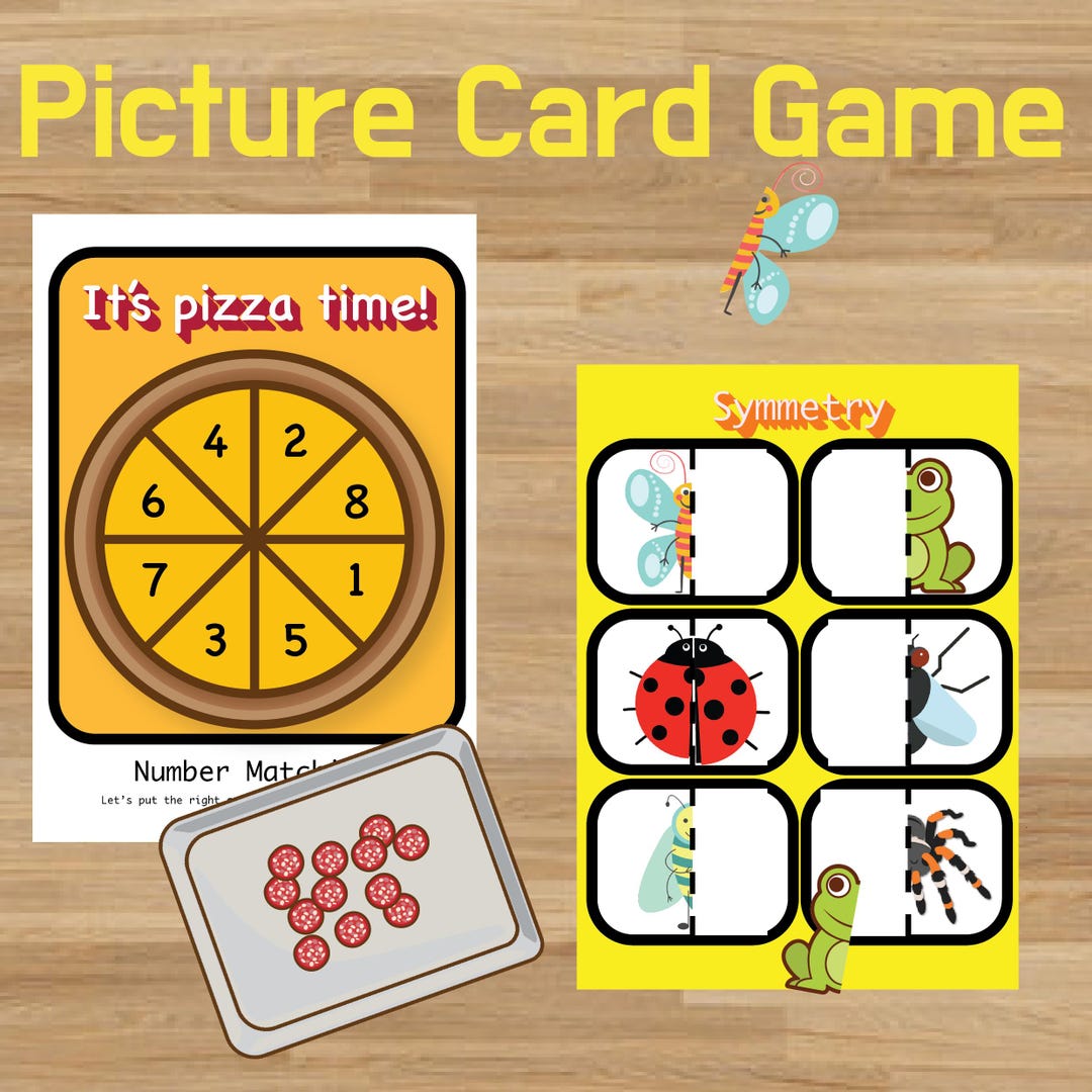 Learning 123 Card Game - Etsy