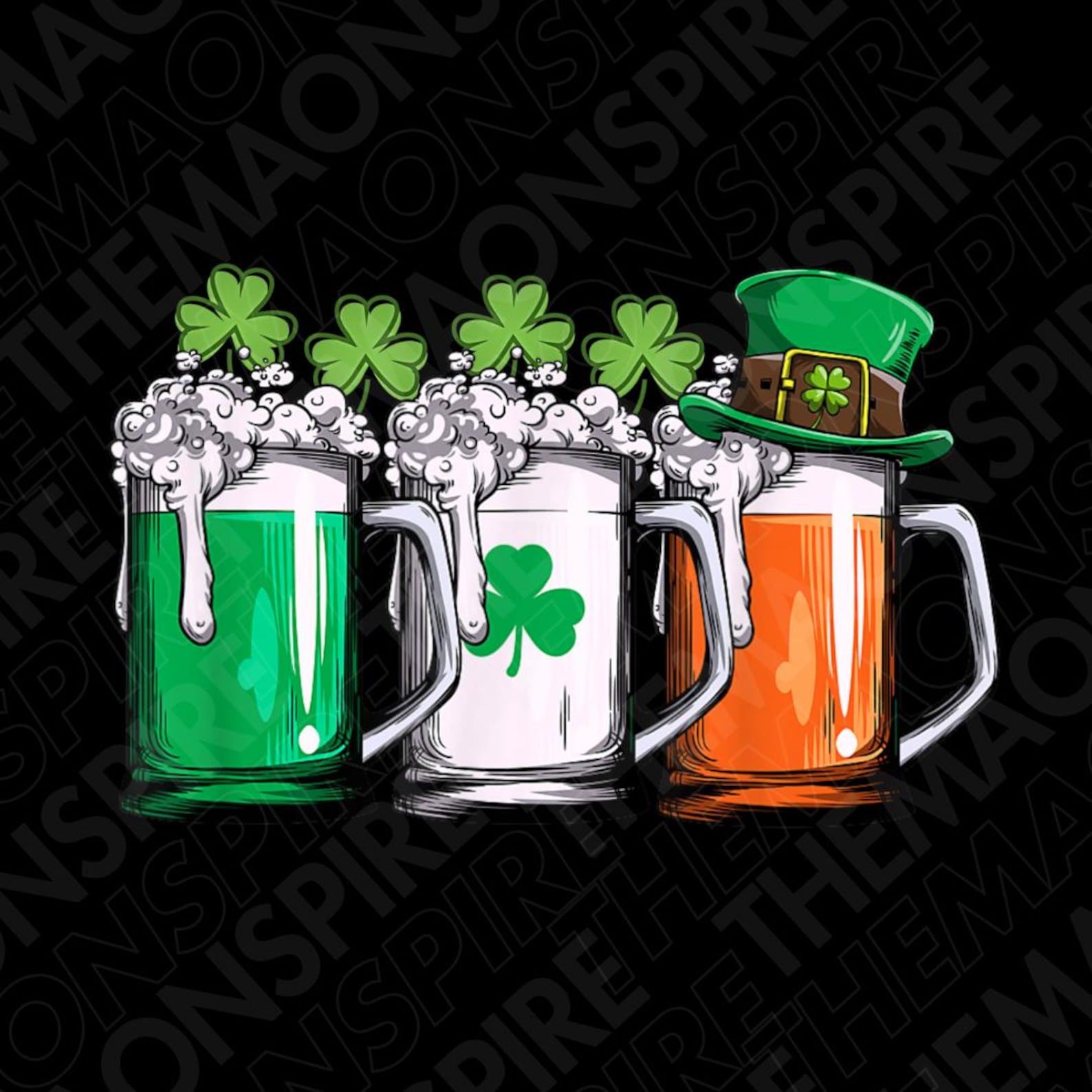 Irish Beer Ireland Flag St. Patrick's Day Leprechaun PNG | Fun Shamrock ...