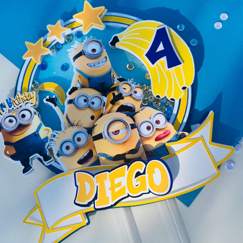 Minion Cake Topper - Etsy