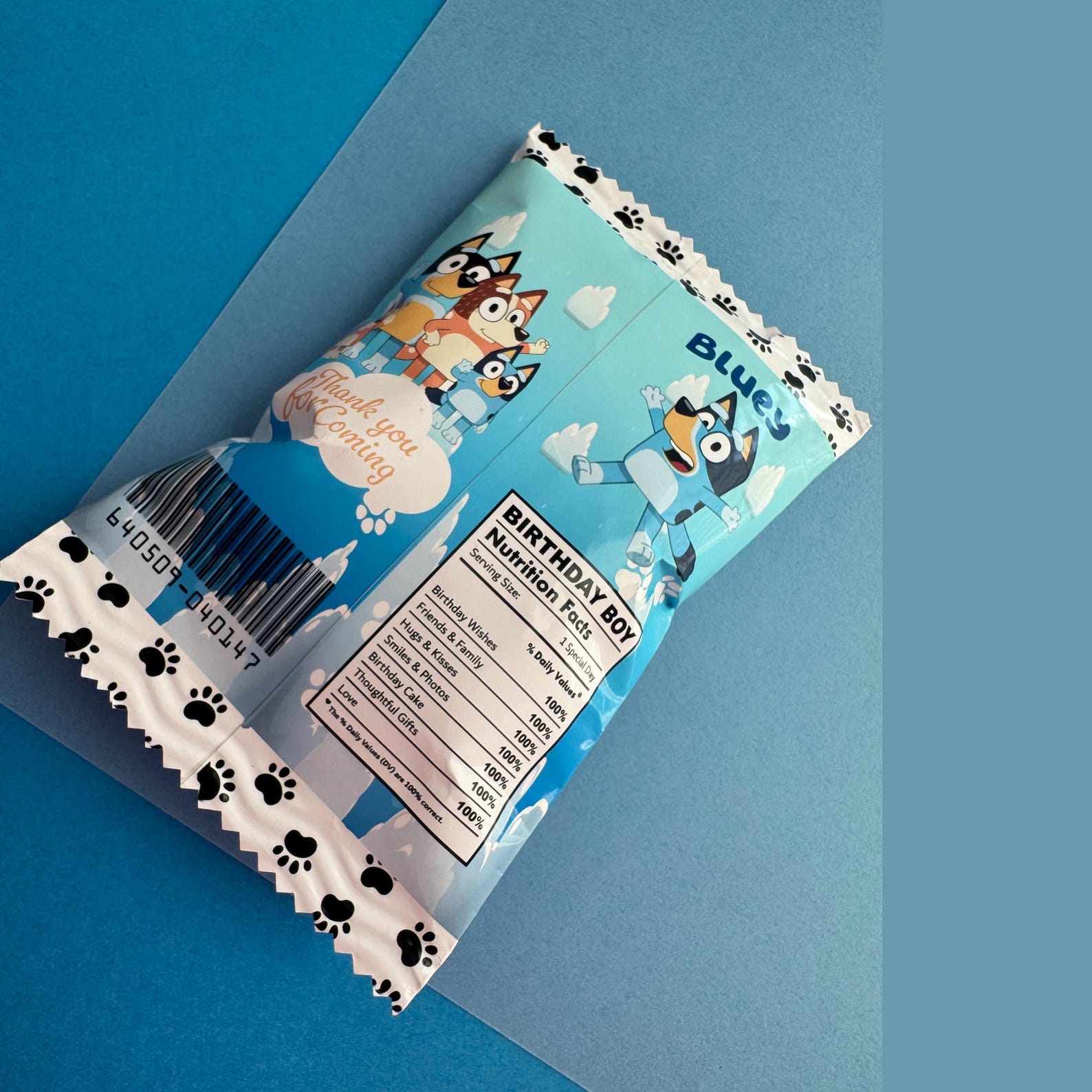 Bluey Chip Bags Bluey Birthday Chips, Bluey Party Favor Bags Birthday ...