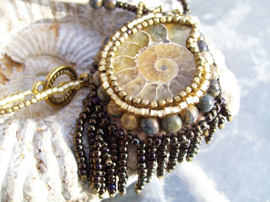 Example...can Make One Similar. Native American Jewelry, Ammonite ...