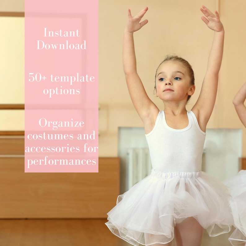 Custom Digital Garment Bag Labels for Dancers, Personalized Dance ...