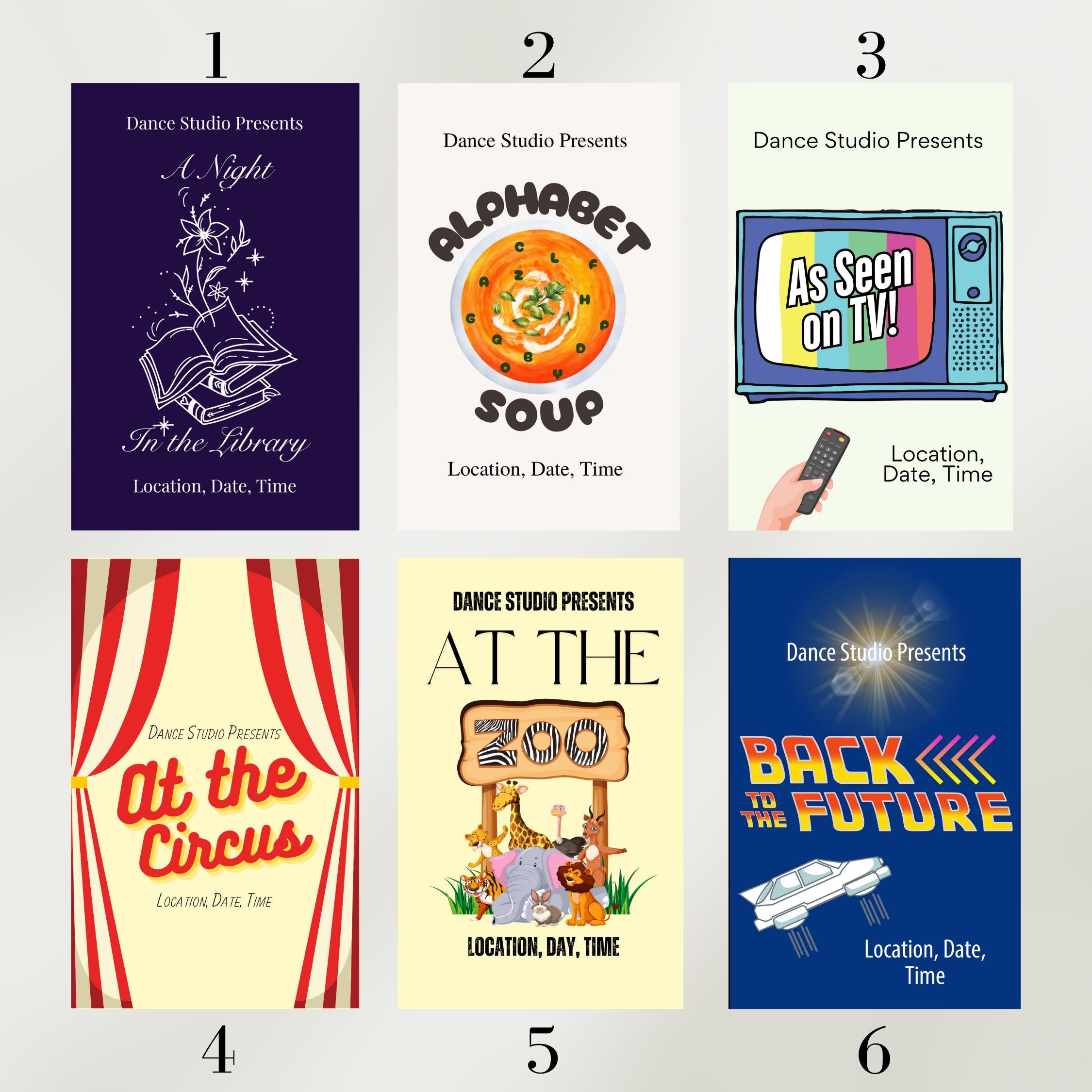 Ultimate Recital Program Template Bundle- Best Seller, 30 Digital ...