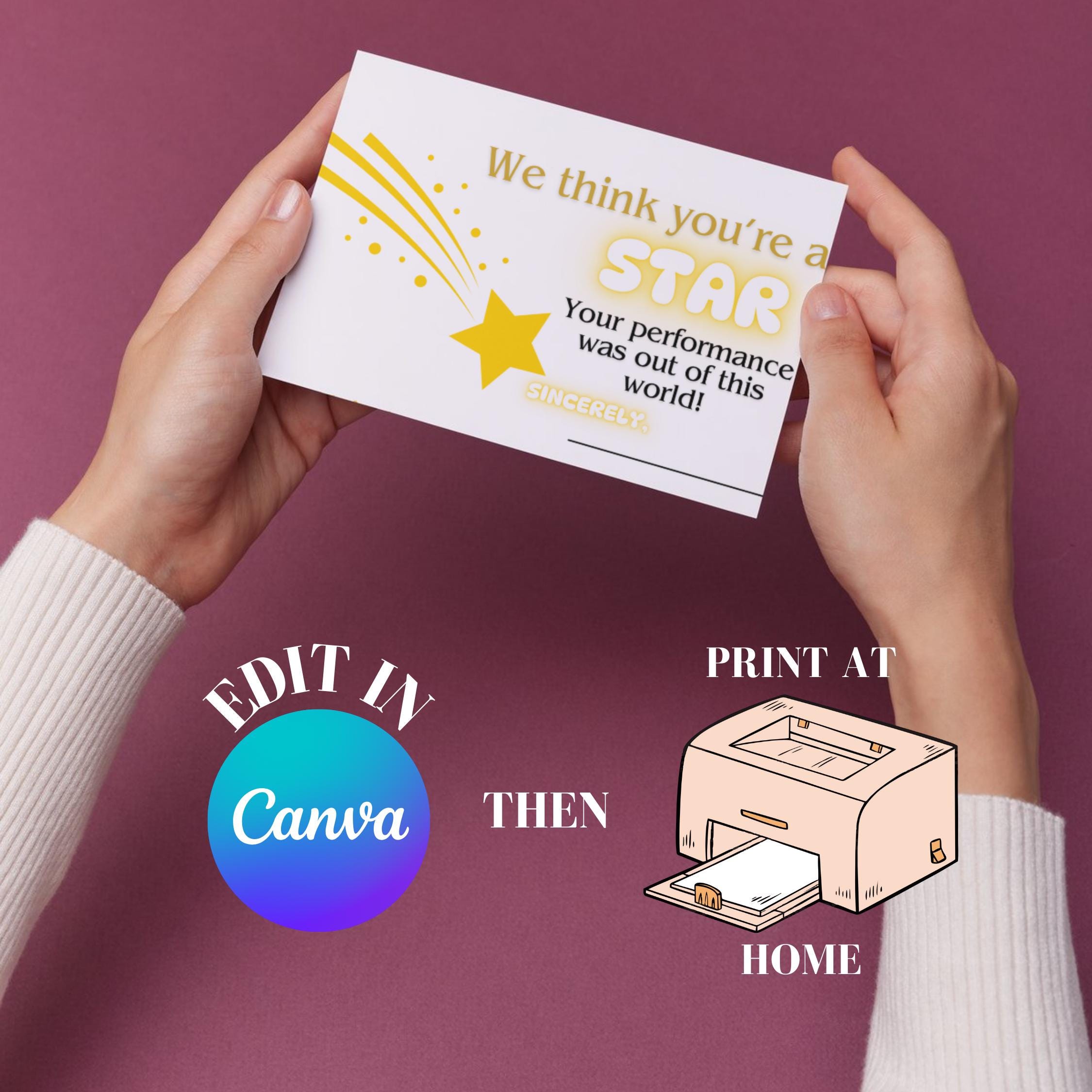 Good Luck Competition Printable Custom Handouts, Dance Competition ...