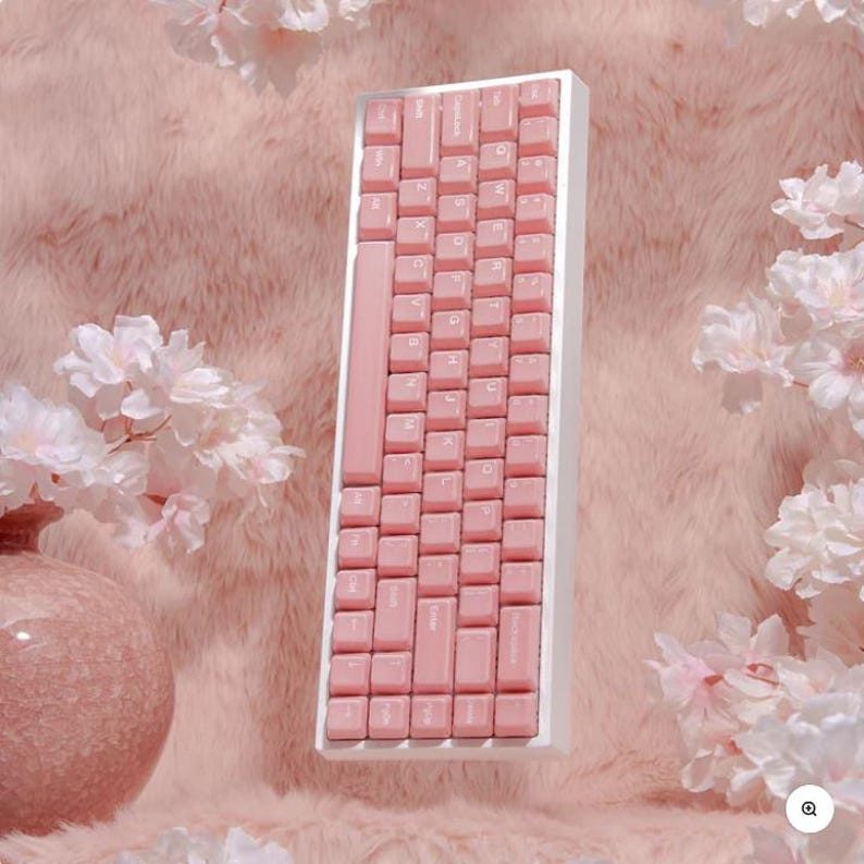 Ceramic 65% Wireless Mechanical Keyboard Aluminum, Gateron Oil King V2 ...