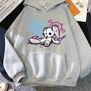 Jinx Hoodie Monkey Graffiti Bunny Unisex Inspired by Arcane - Etsy