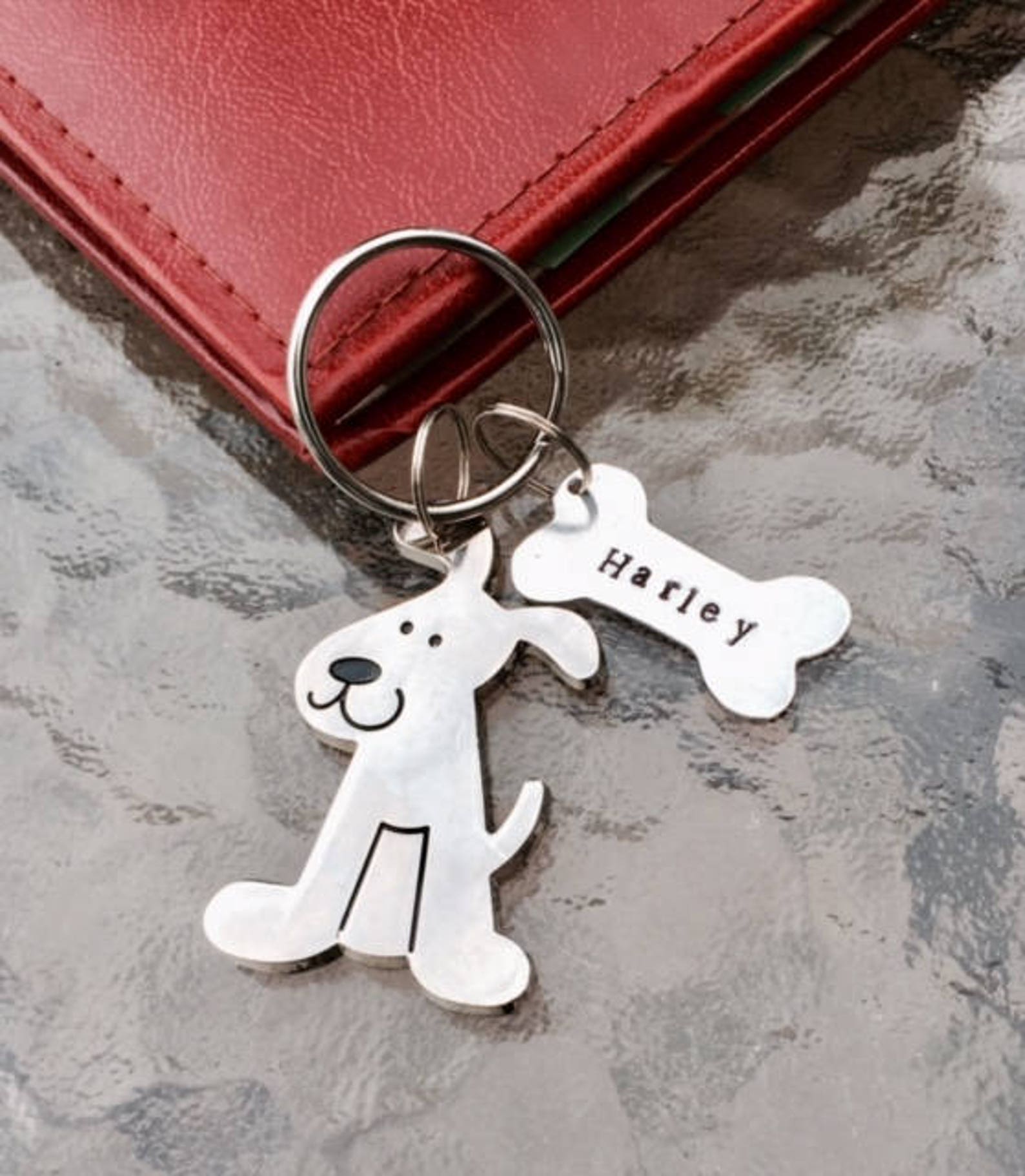 Dog Keychain, Pet Keychain, Personalized Keychain, Personalized Pet ...