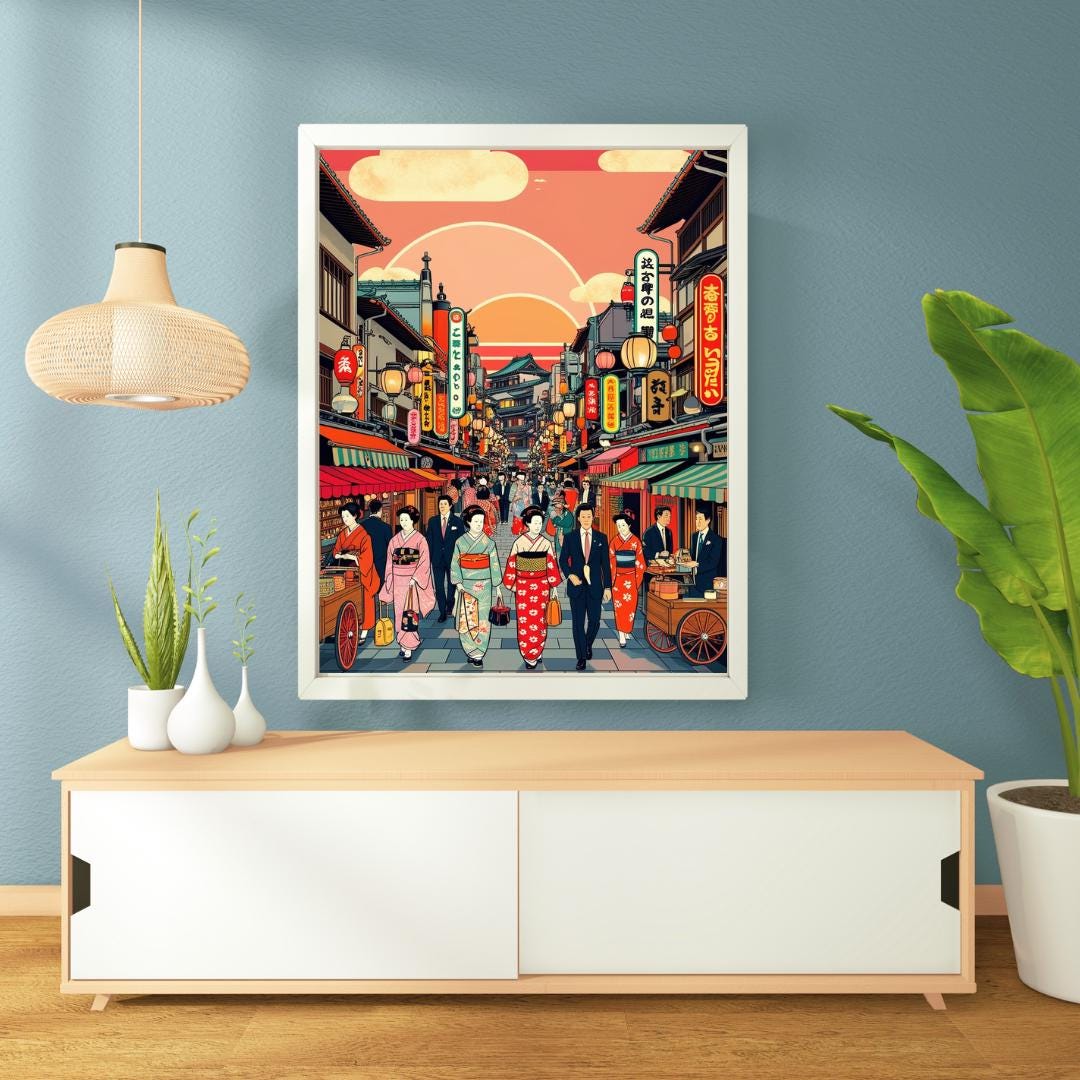 22 Vintage Retro Wall Design Bundle Digital File/png Files Custom and ...