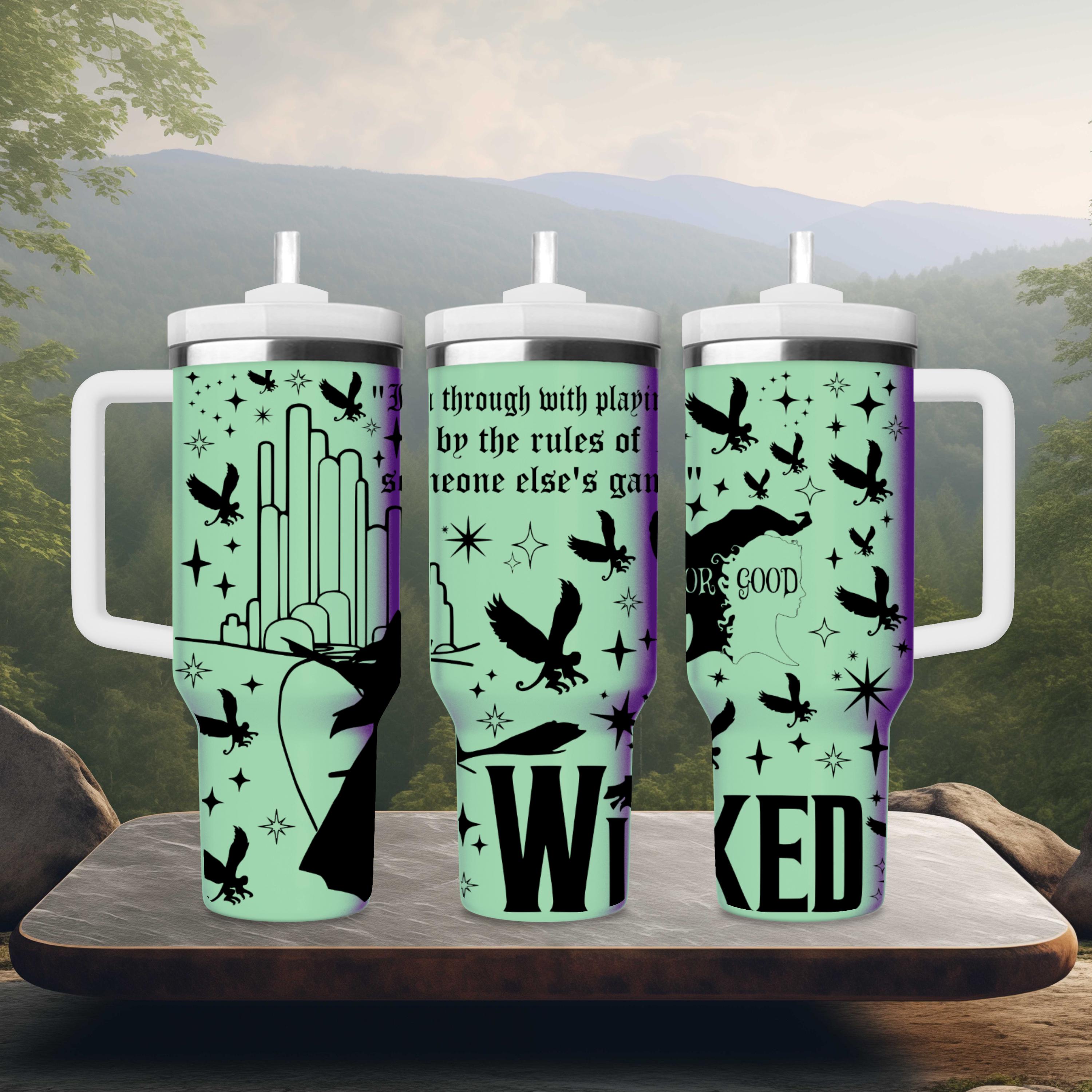 Elphaba Bad Witch 40oz Tumbler SVG - Etsy