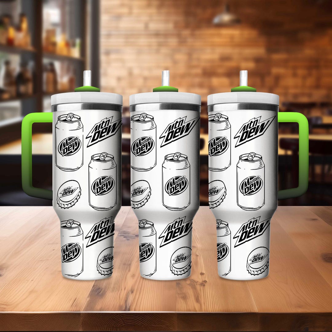40oz Mtn Dew Soda SVG - Etsy