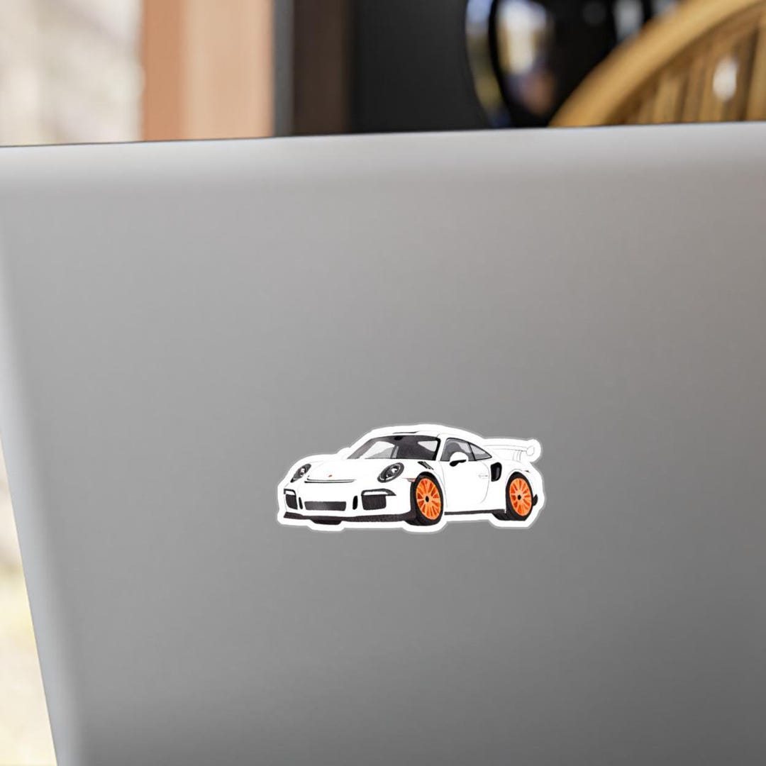 GT3-RS Vinyl Decal, Car Lover Sticker, Sports Car Decoration - Etsy